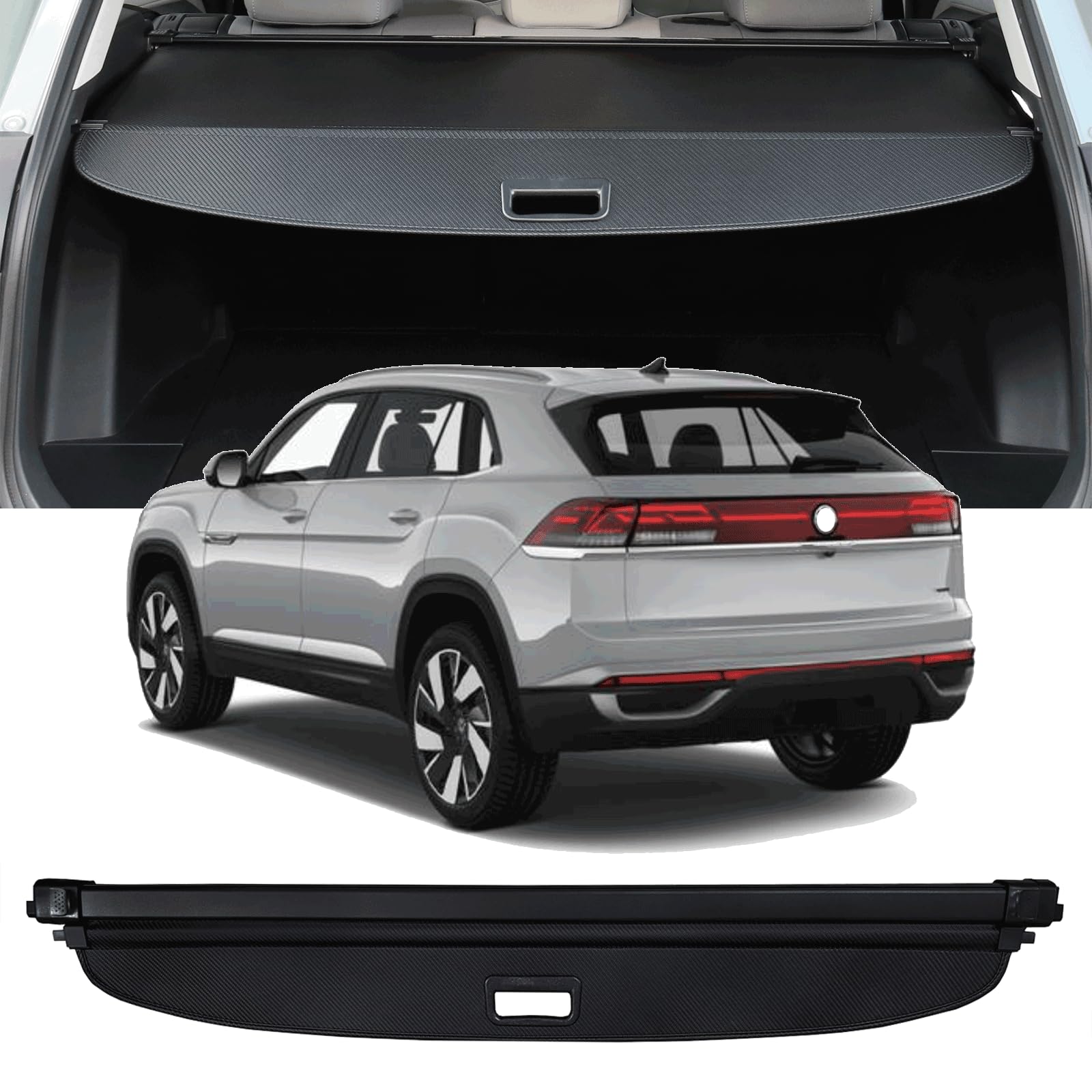 Retractable Cargo Cover Compatible with 2020-2025 2026 VW Volkswagen ...