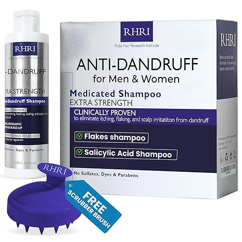Anti Dandruff Shampoo for Men & Women | Extra Strength Medicated ...