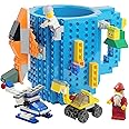 Amazon.com: Tmango Build-on Brick Mug with 3 Pack of Character Blocks ...