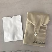 Amazon.com | Enchanted Hills Bra Pouch with 2 RFID Passport Size RFID ...