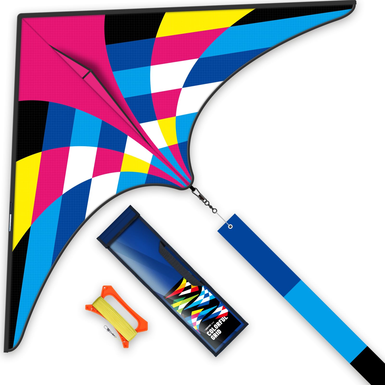Mua SGftre Red Large Delta Kite for Kids & Adults Easy to Fly，Outdoor ...