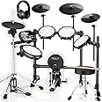 Amazon.com: Fesley Electric Drum Set, Electronic Drum Set with 4 Quiet ...