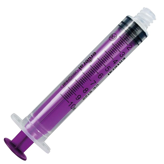 100x Enteral-ISOSAF 10ml Female ENFit Single Use Syringe: Amazon.co.uk ...
