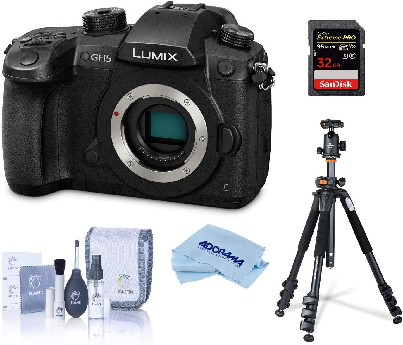 Amazon.com: Panasonic LUMIX GH5 4K Digital Camera, 20.3 Megapixel ...