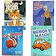 Amazon.com: Card Games Old Maid, Go Fish, Slap Jack and Memory Classic Games - 4 Decks in 1 Pack ...