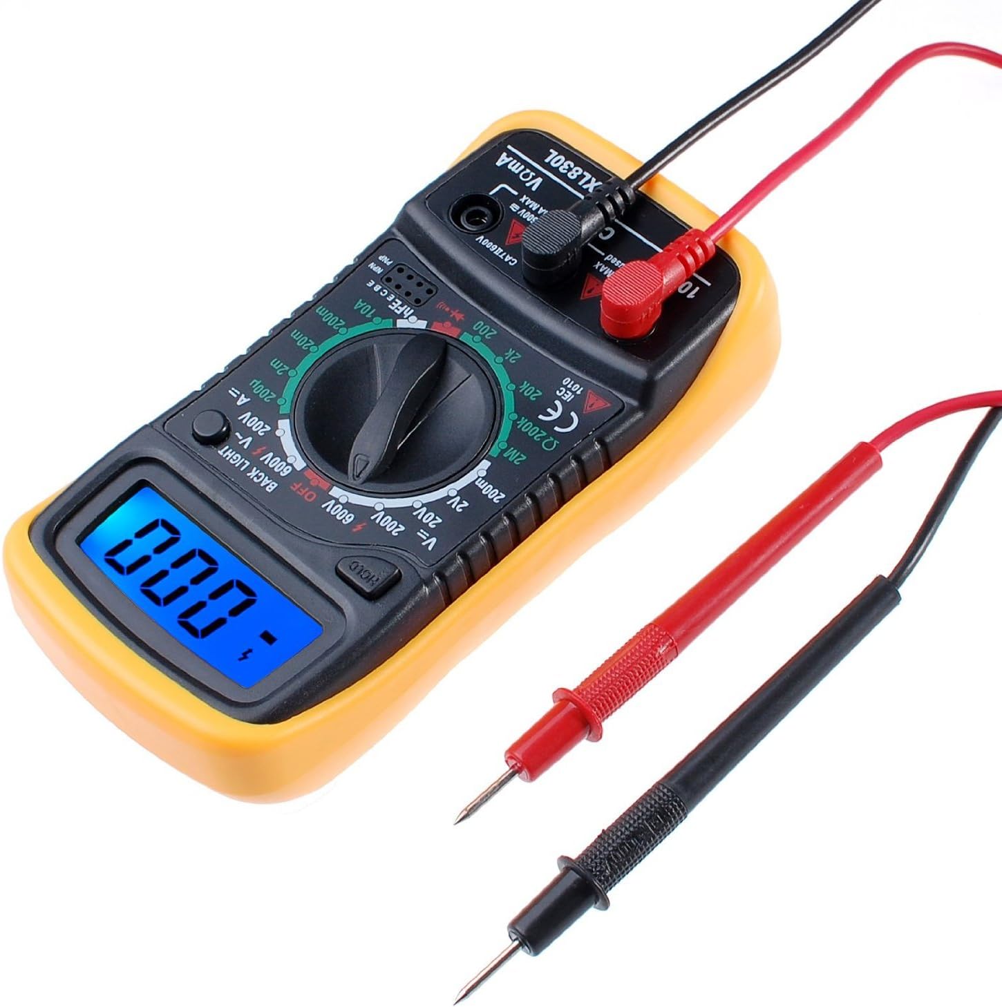 JZK® XL830L multimetro Digitale Professionale, voltmetro AC DC ...