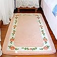 Amazon.com: Soft Pink Floral Rug Area Rug Washable Elegant Shabby Rose ...