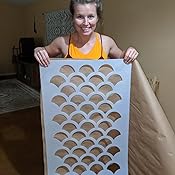 Amazon.com: Fish Scale Stencil Template - Reusable Wall Stencils for ...