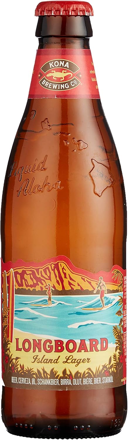 Kona Longboard Lager Beer, 6 x 335 ml: Amazon.co.uk: Grocery
