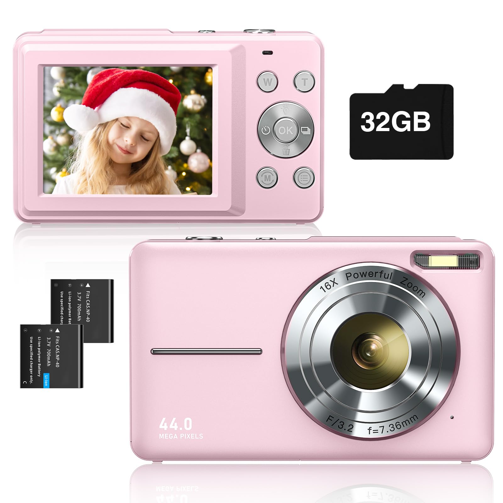Mua Rosdeca Digital Camera, 44 Megapixels, 1080P, Kids Camera ...