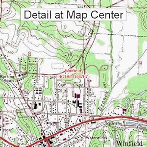 Amazon.com : USGS Topographic Quadrangle Map - Winfield, Alabama ...