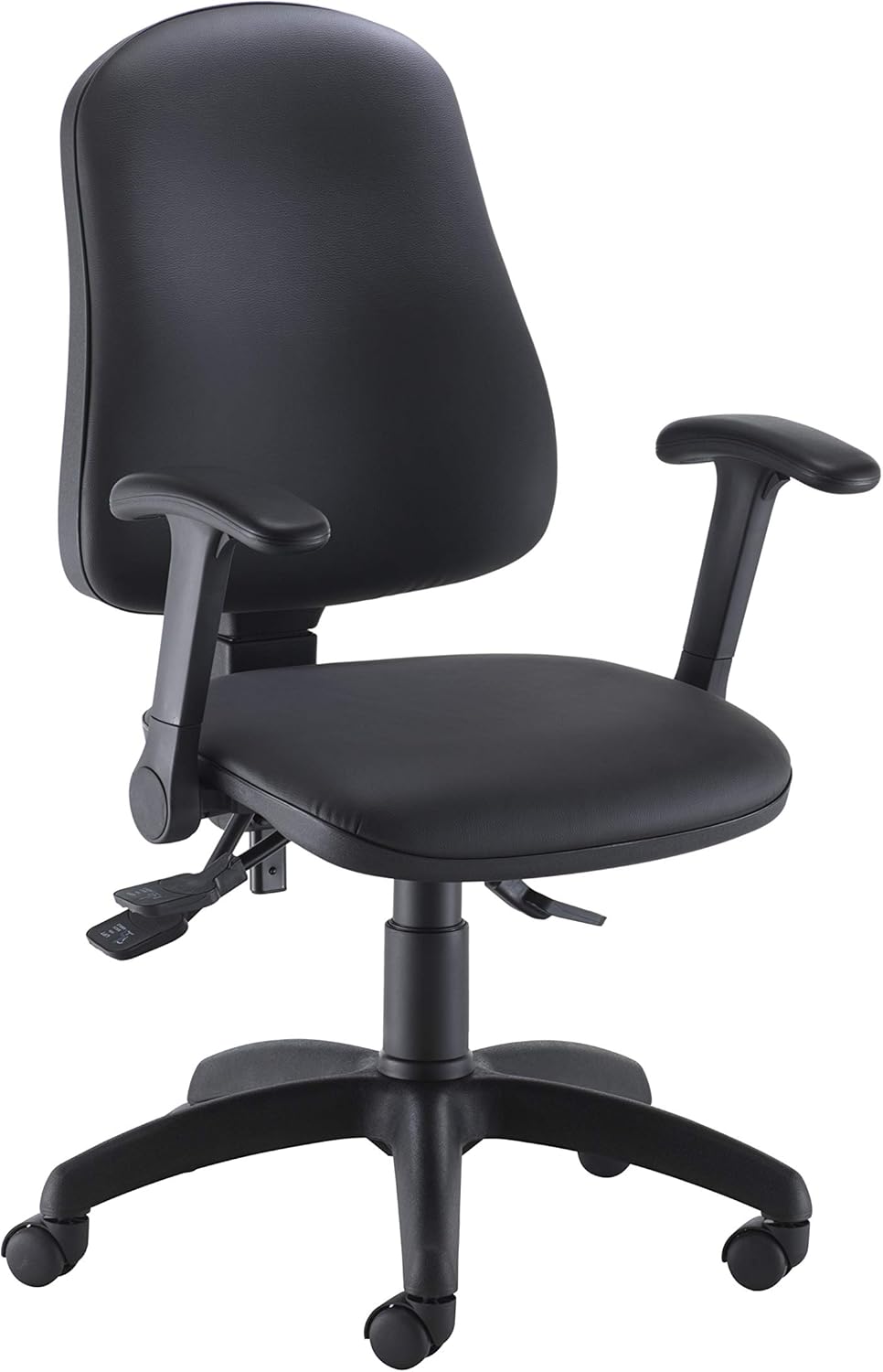 Office Hippo 3 Lever Swivel Desk Chair, Asynchro Mechanism, Height ...