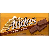 Amazon.com : Andes Toffee Crunch Thins (28 count box) : Grocery ...