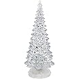 Amazon.com: Ganz Light Up Christmas Light Up Swirling Glitter Tree ...