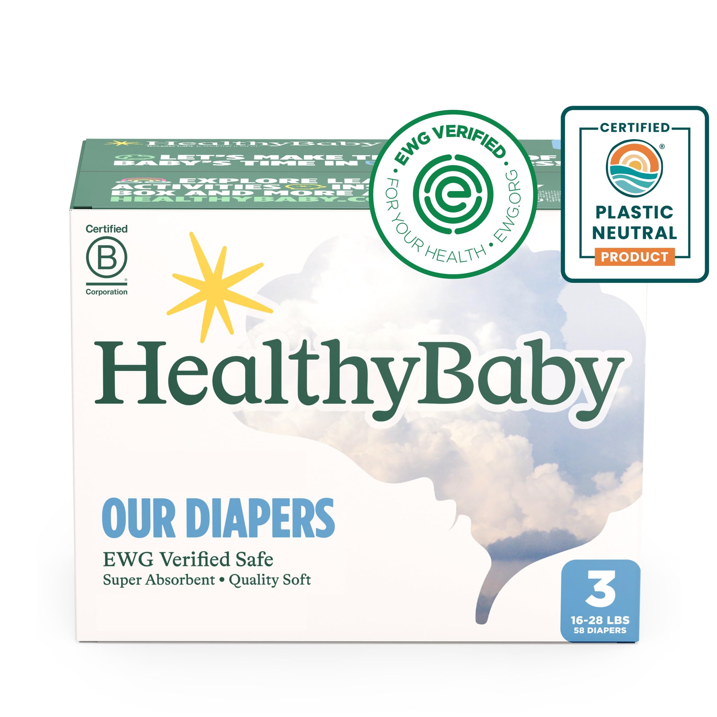 HealthyBaby Our Diapers | EWG Verified Safe & Plant-Based Diapers ...