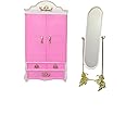 Amazon.com: Irra Bay Dollhouse Furniture - Wardrobe and Mirror Set : Toys & Games