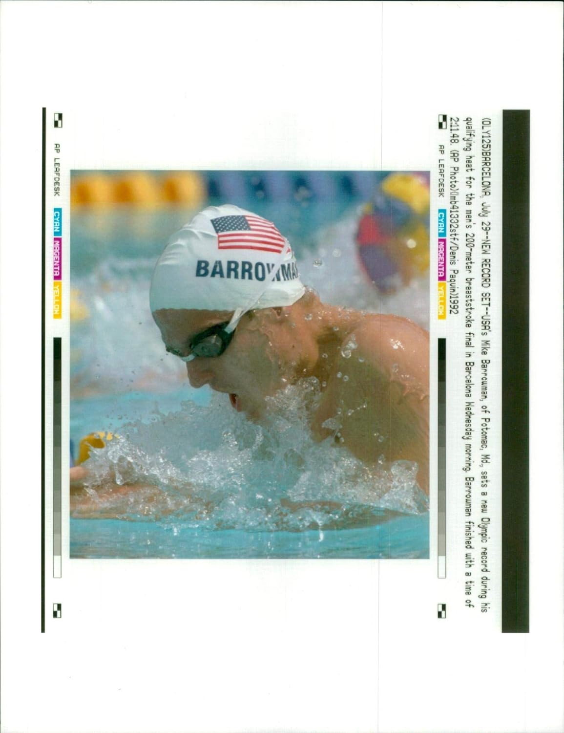 Amazon.com: Vintage photo of Mike barrowman.: Entertainment Collectibles