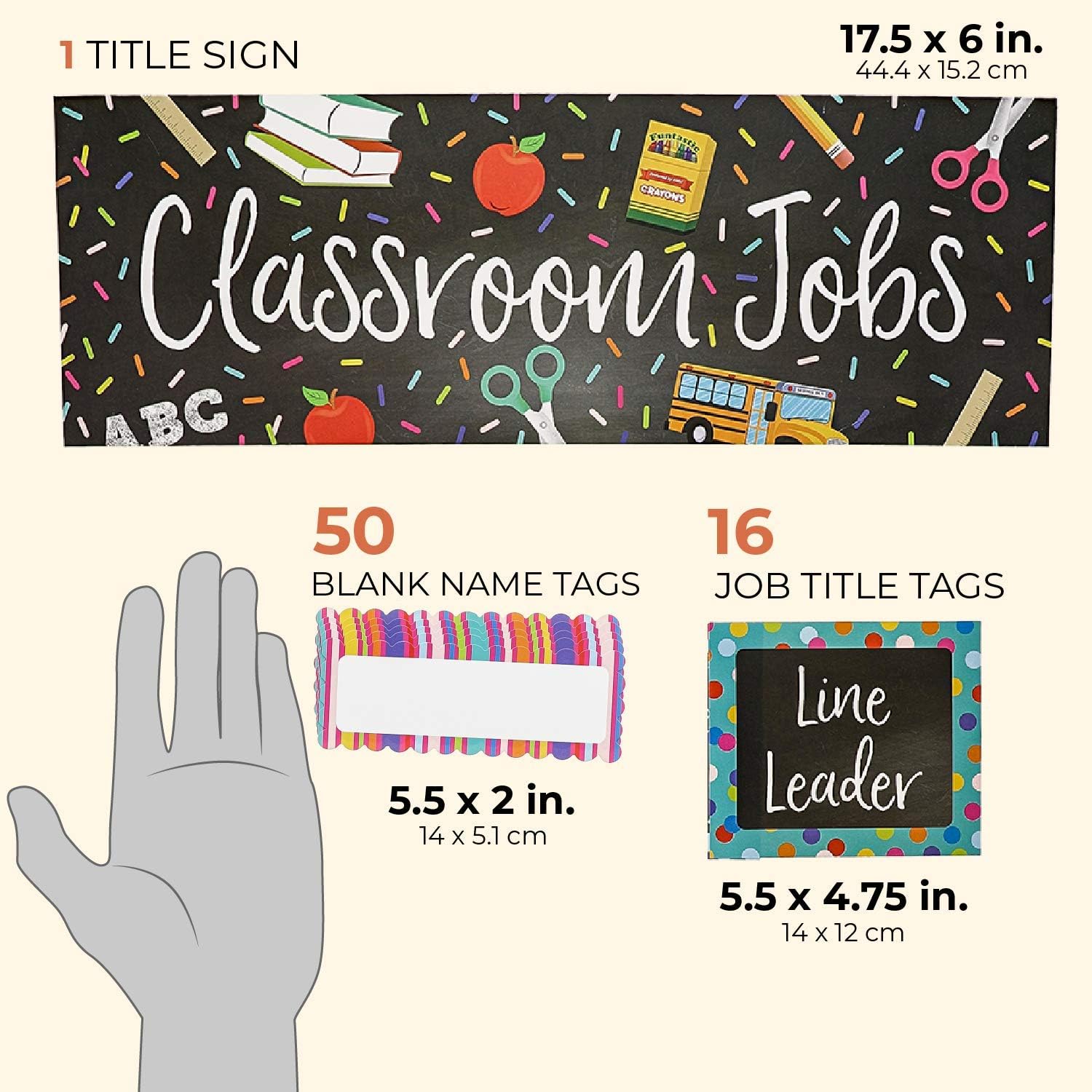 Classroom Jobs Chart Set for Bulletin Boards, Chalkboard Design (66 ...