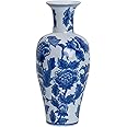 Amazon.com: Mikasa Crocus Ceramic Vase, Blue and White, 5.5x5.5x13 Inch ...