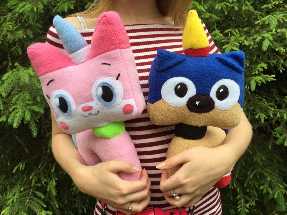 Amazon.com: Unikitty & Puppycorn dog plush: Handmade