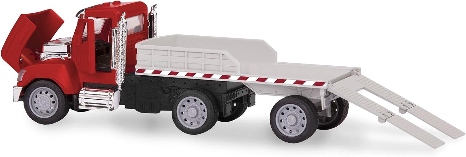 Driven by Battat Driven WH1073Z Micro Flatbed Tractor, Ramps, Lights ...