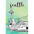 Seattle Skyline Notebook: Washington State Journal For Kids, Teens and ...