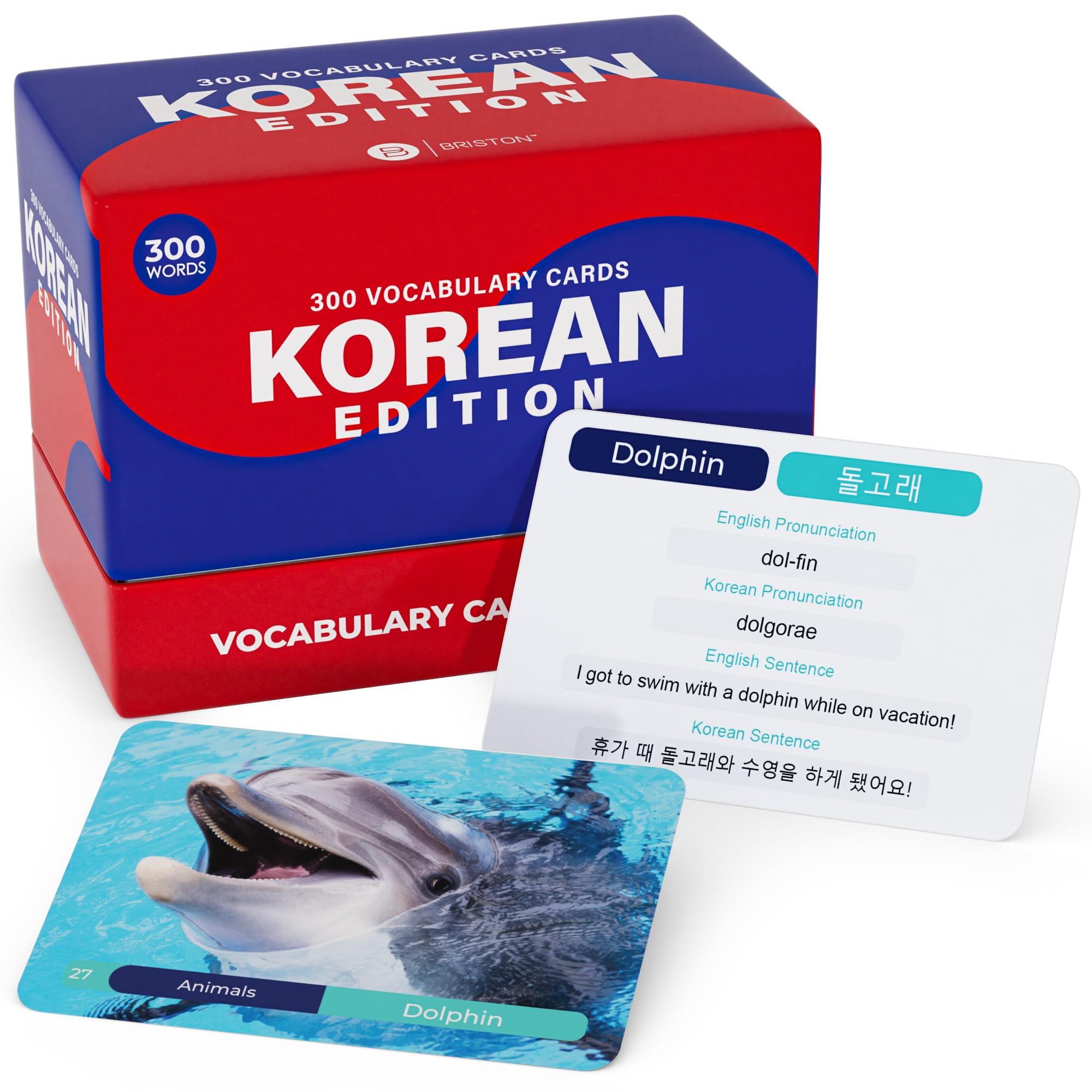 Mua Briston Korean 300 Vocabulary Hangul Flash Cards – Educational ...