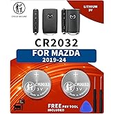 Amazon.com: Key Fob Replacement Batteries for Mazda (2019-2025) 3 6 CX ...