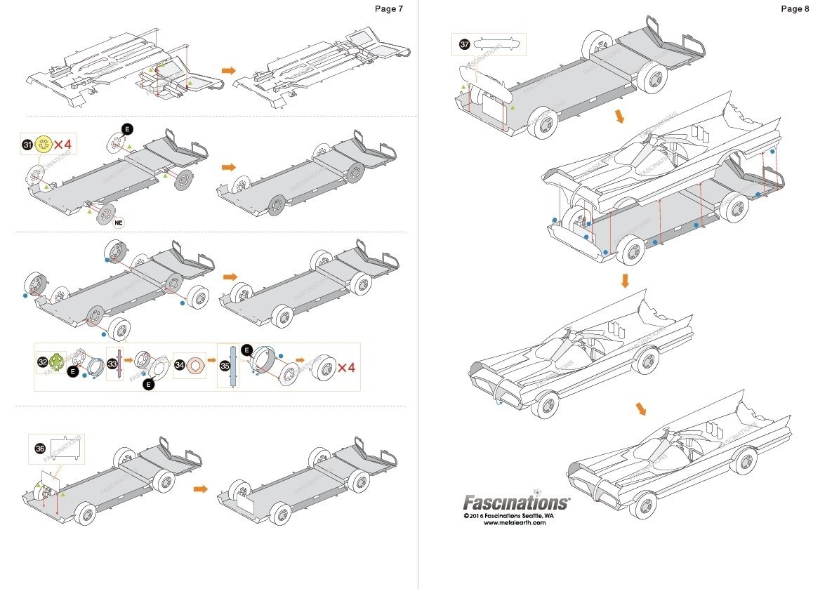 Puzzle 3D modelli di taglio laser giocattoli da costruzione Metal Earth ...