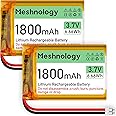 Amazon.com: 3.7V Lipo Battery 1800mAh 103450 Rechargeable Lithium ...