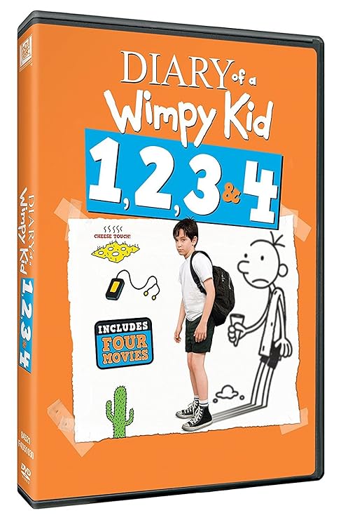 Diary of a Wimpy Kid - 4 Movies Collection: Diary of a Wimpy Kid 1 + Rodrick Rules + Dog Days ...