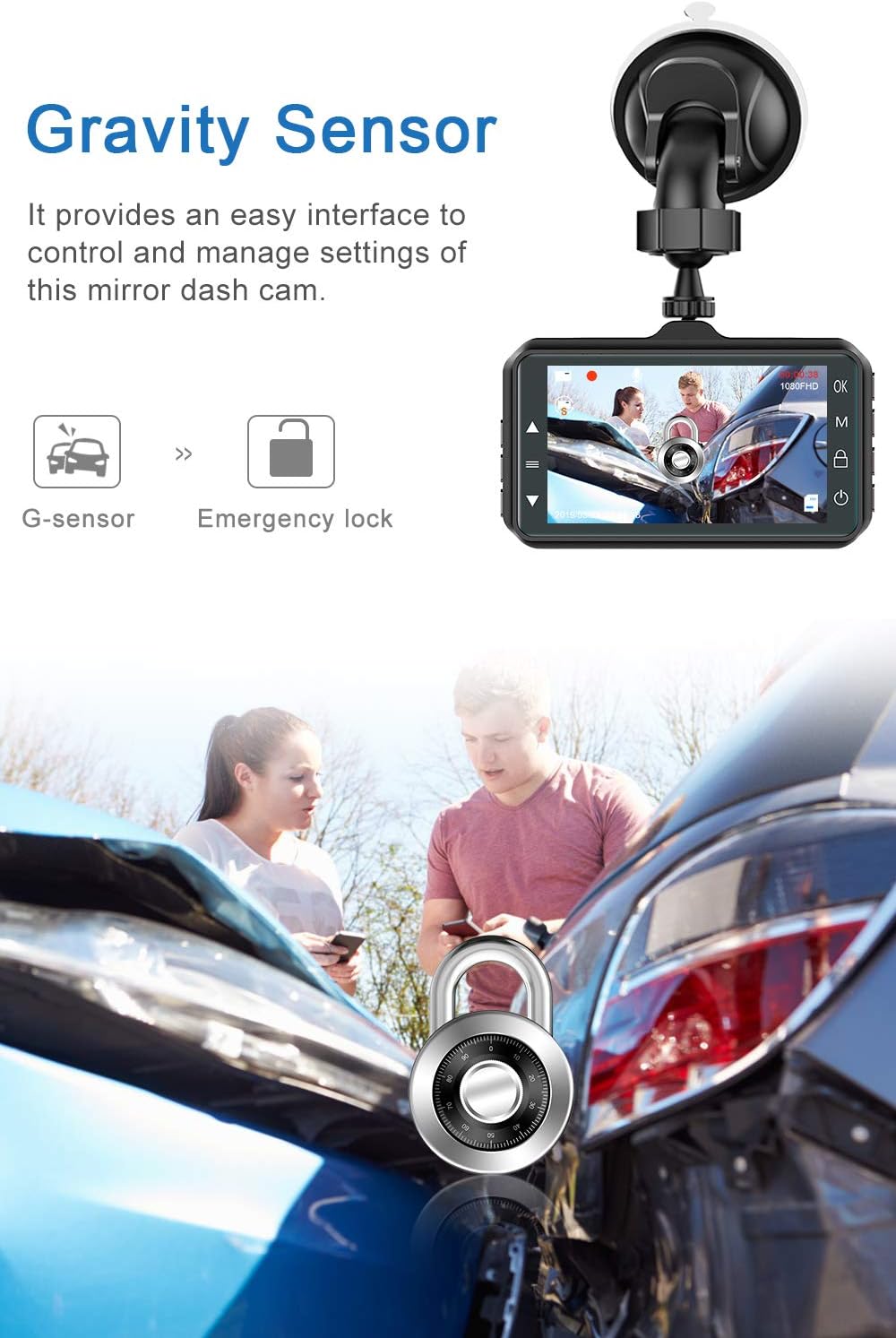 【2020 New Version】CHORTAU Dash Cam 1080P FHD Camera for Car Dash Camera ...