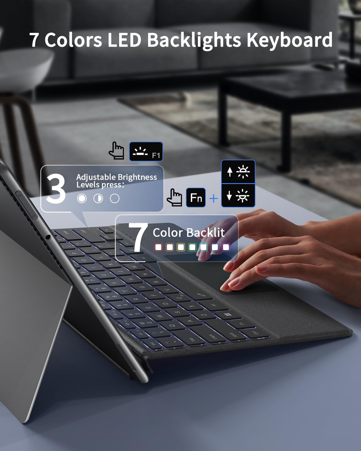 Mua Surface Keyboard, Ultra-Slim Portable Bluetooth Wireless Keyboard ...