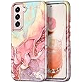 Amazon.com: Btscase for Samsung Galaxy S22 Plus 5G Case, Marble Pattern 3 in 1 Heavy Duty ...