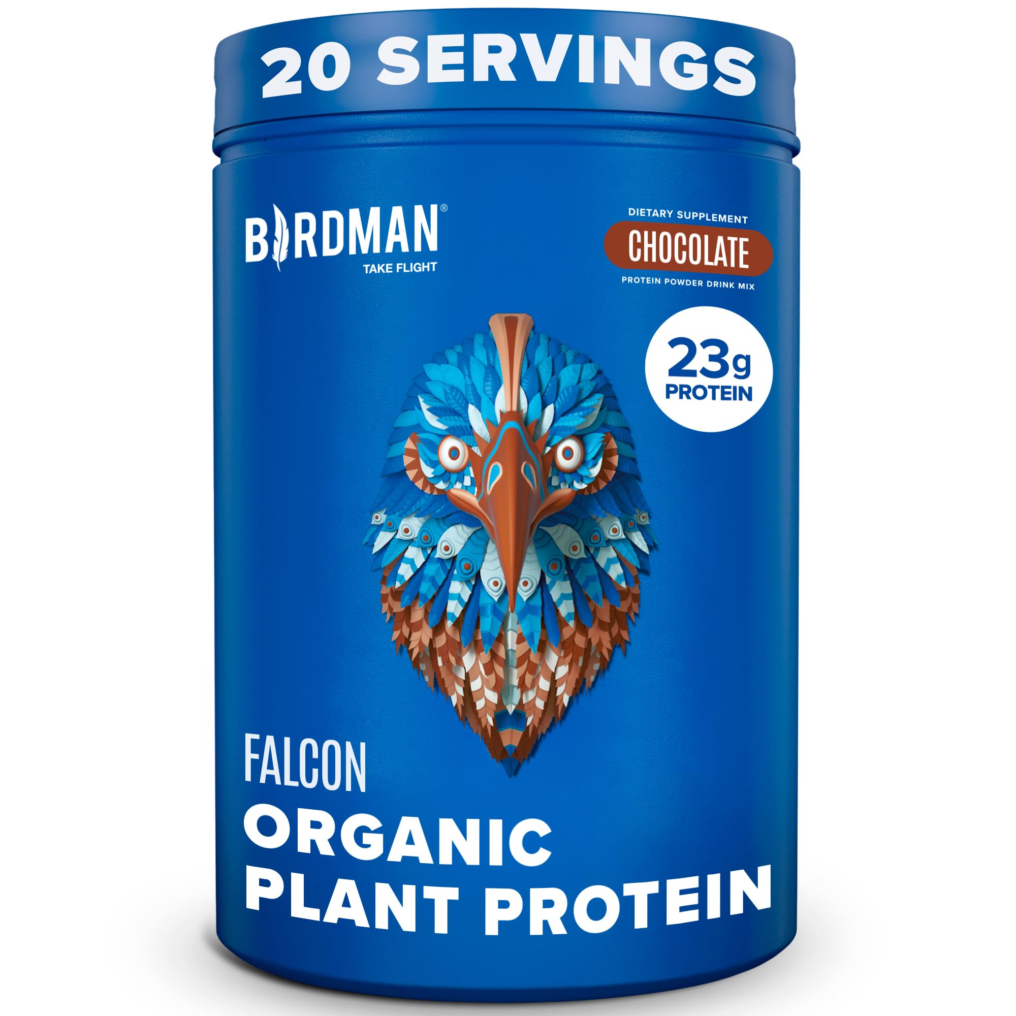 Mua BIRDMAN Falcon Vegan Protein Powder Organic, Stevia & Sugar Free ...