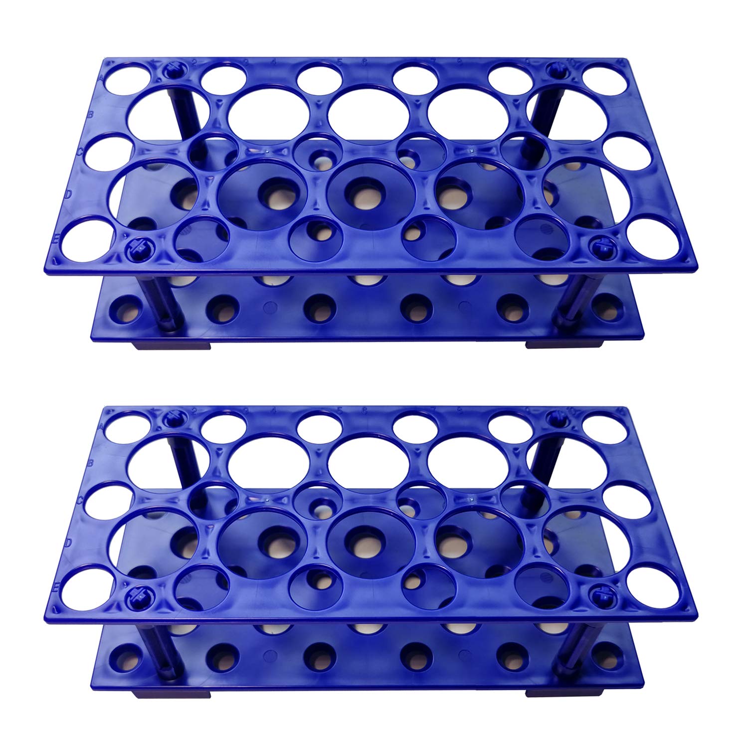 Mua Test Tube Rack, Centrifuge Tube Holder (2 Pack - Blue) for 10ml ...
