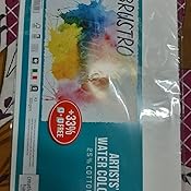 Brustro Artists Watercolour Paper, A3 Size, 25% Cotton, 300 GSM, 9 + 3 ...
