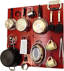 Wall Control Kitchen Pegboard Organizer Pots and Pans Pegboard Pack ...