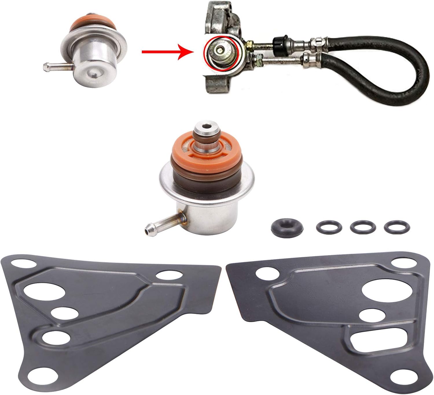 SurePromise Diesel Fuel Pressure Regulator Repair Fix Kit For TD5 ...