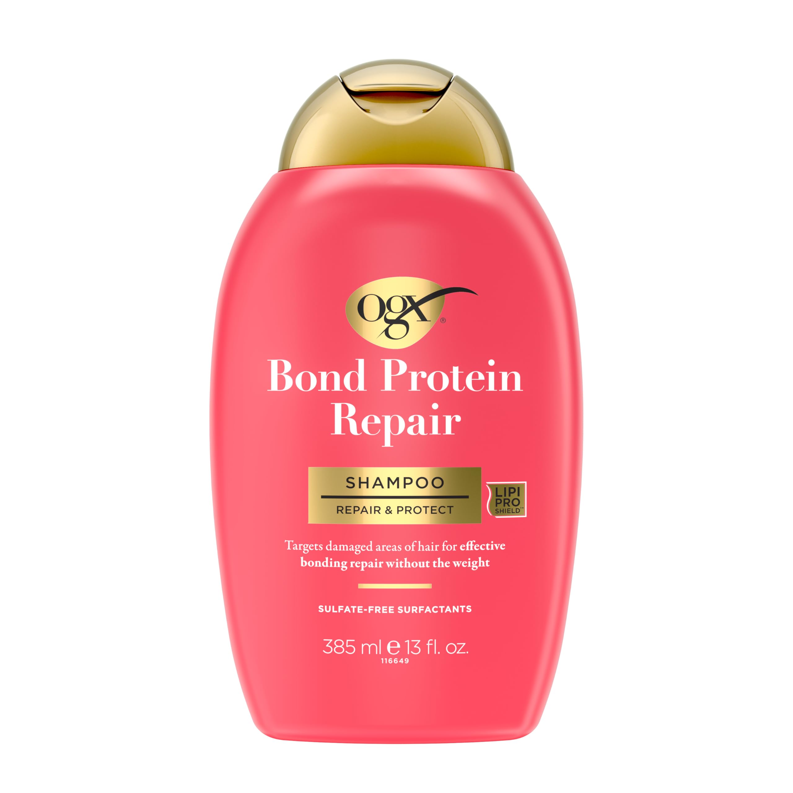 OGX Repair & Protect Bond Protein Shampoo, Lightweight Hair Wash ...