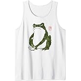 Amazon.com: Grumpy Frog Japanese Art Print T-Shirt : Clothing, Shoes ...