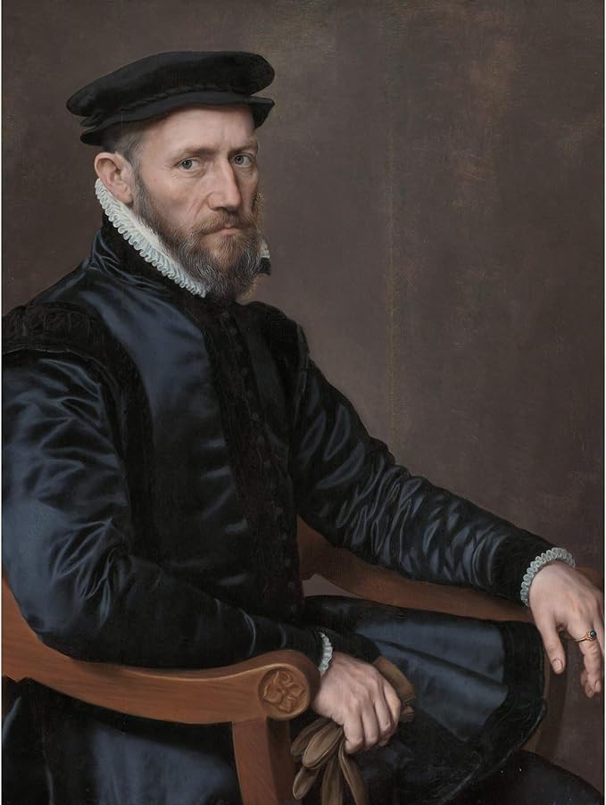 Anthonis Mor Portraits Sir Thomas Gresham Painting Large Wall Art ...