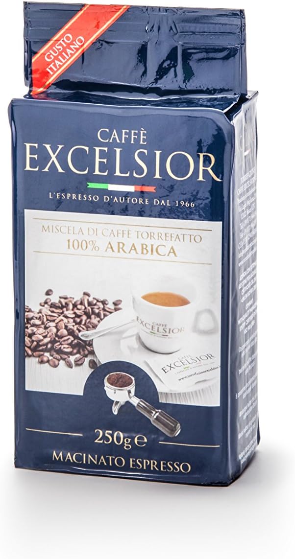 Caffè Excelsior Bollo Blu – Confezione pacchetto 250 grammi – Macinato ...