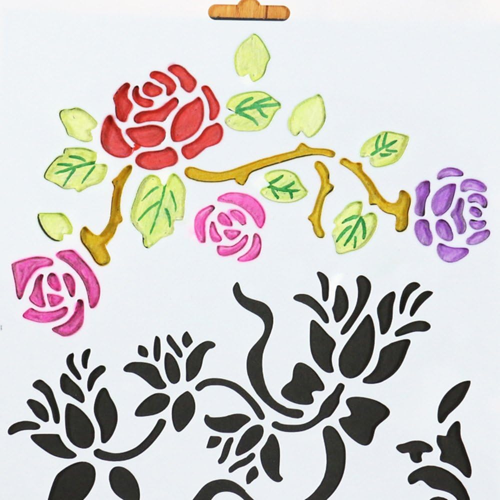 Ai-life 20Pcs DIY Drawing Template Patterns Stencils Set Graphics ...