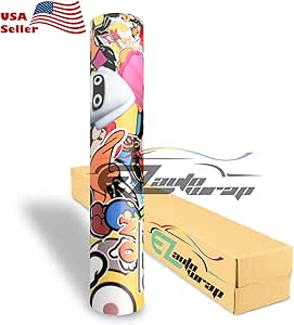 Amazon.com: EZAUTOWRAP MAR Bomber Anime Cartoon Car Vinyl Wrap Sticker ...