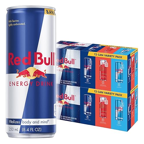 Red Bull Energy Drink Variety Pack, Original, Sugar Free & Watermelon ...