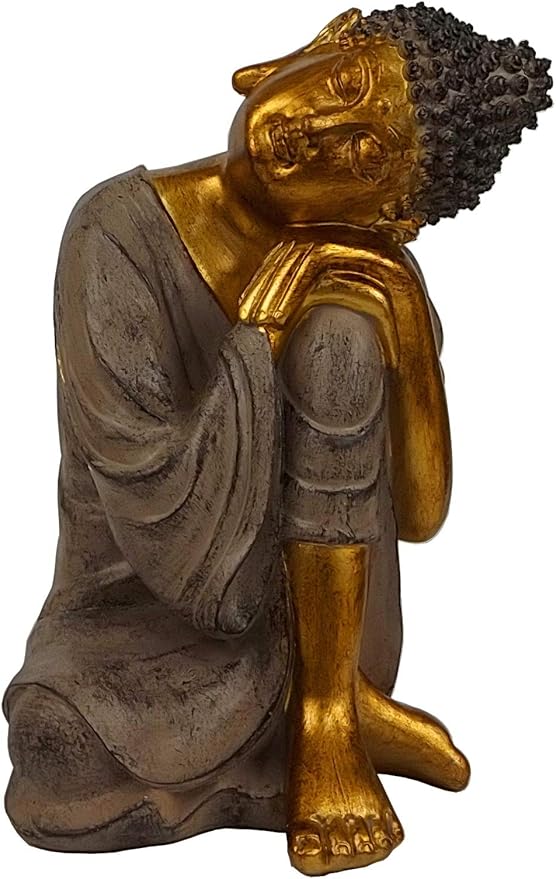 KLP Buddha Mönch Monk Bonze Deko Thai Figur Shaolin Skulptur Statue ...