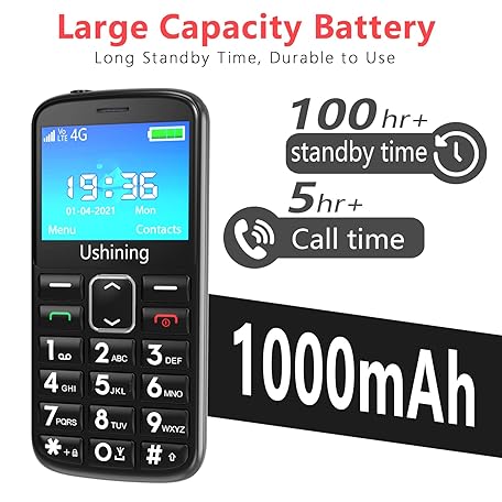 Mua USHINING 4G Senior Cell Phone Unlocked with Speed Talk SIM Card ...