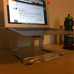 Griffin Elevator Computer Laptop Stand - Silver/Clear: Amazon.co.uk ...
