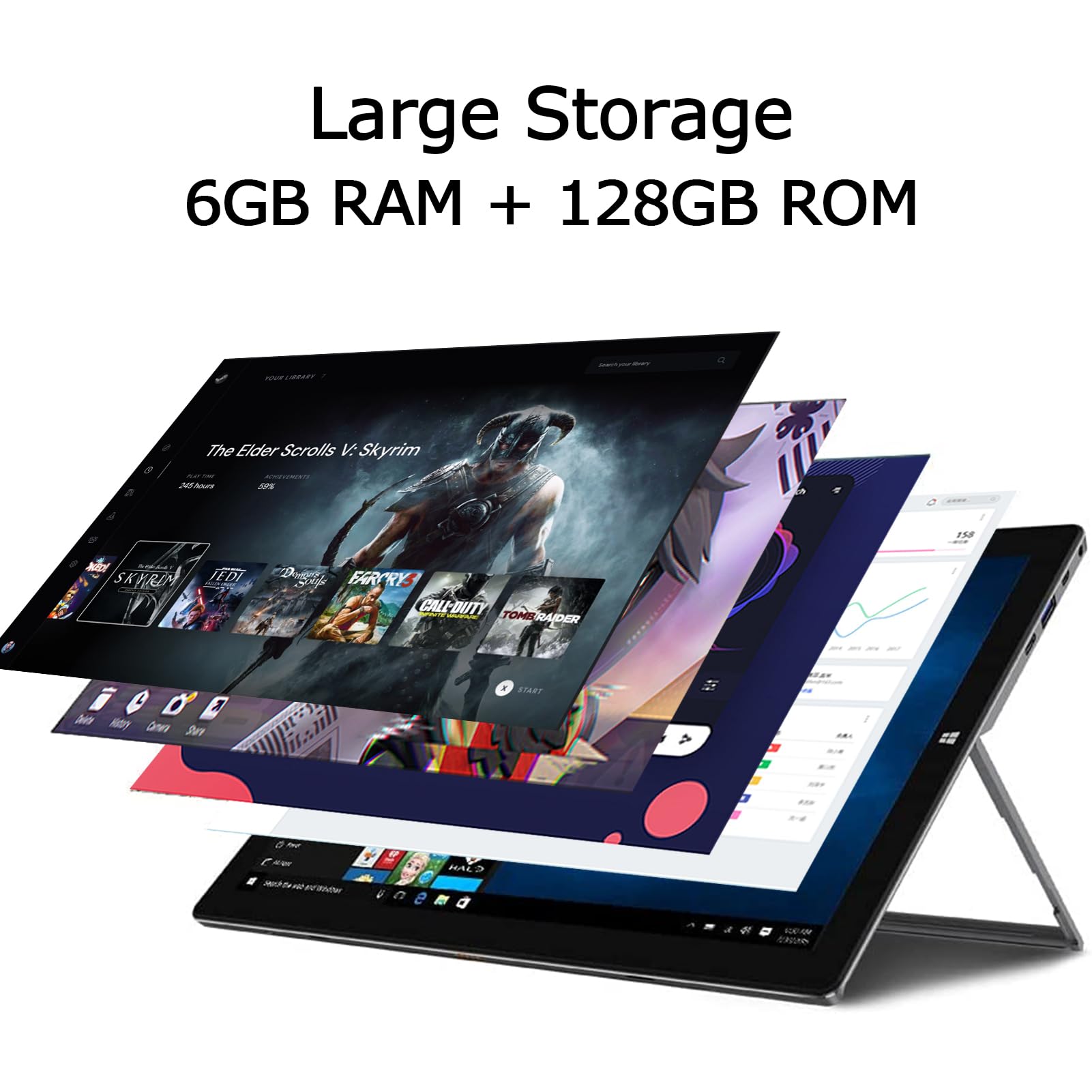 Mua Windows Tablet, 11.6 inch 2-in-1 Tablets Laptops with Removable ...